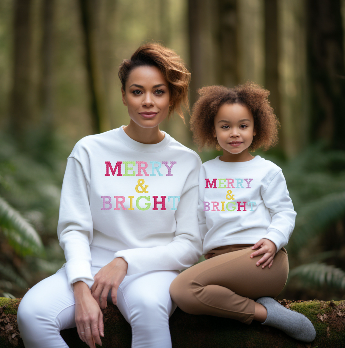 Merry & Bright Embroidery Design - Fill Stitch - Embroidery Design ...