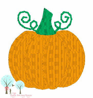 Mini 1" Pumpkin Set - Design Instant Download Machine Embroidery – Ruth ...